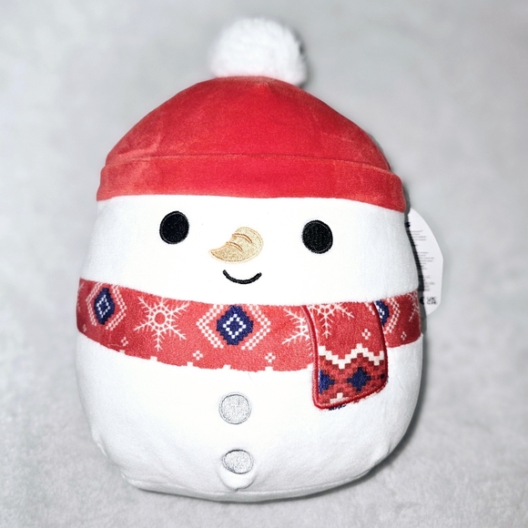 Squishmallows | Toys | Nwt Squishmallow Manny The Snowman 8 Inch | Poshmark